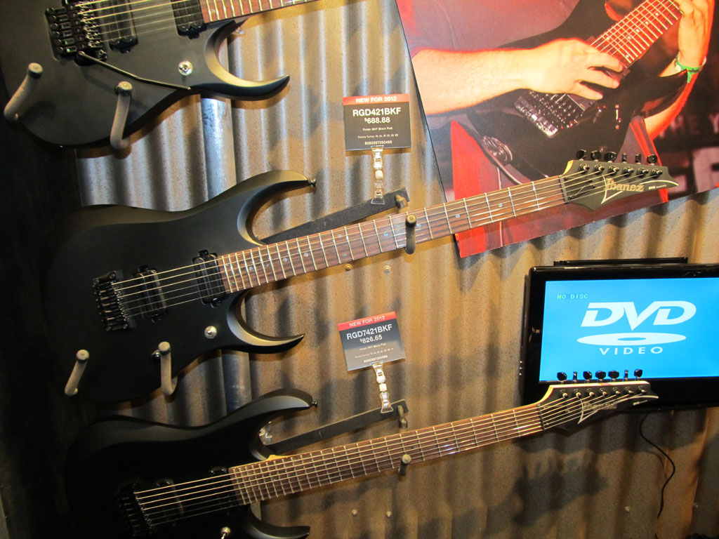 IBANEZ RULES!! NAMM 2012 RGD